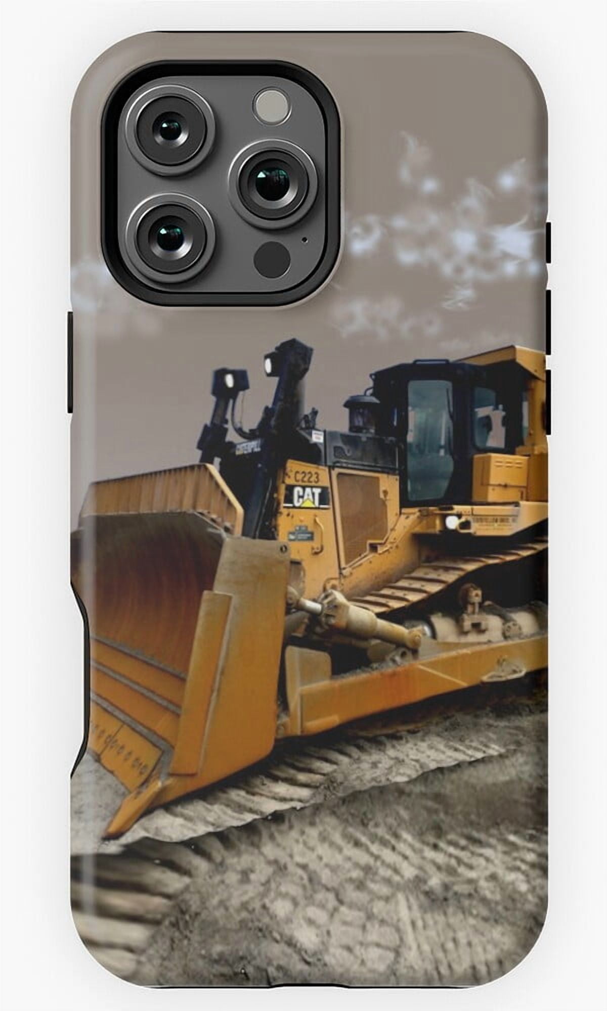 Bulldozer Construction Vehicle Art iPhone 11–16 Pro Max Compatible ...