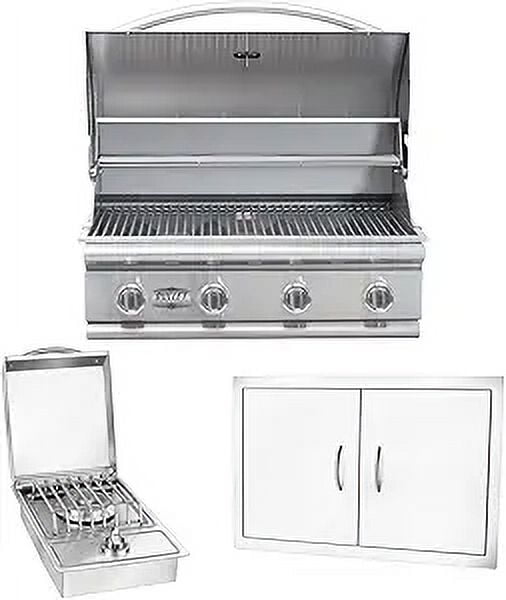 Bullet by Bull Stainless Steel Outdoor Kitchen Grill Set - Built-In ...