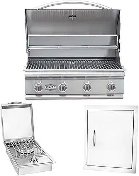 Bullet by Bull Stainless Steel Outdoor Kitchen Grill Set - Built-In ...