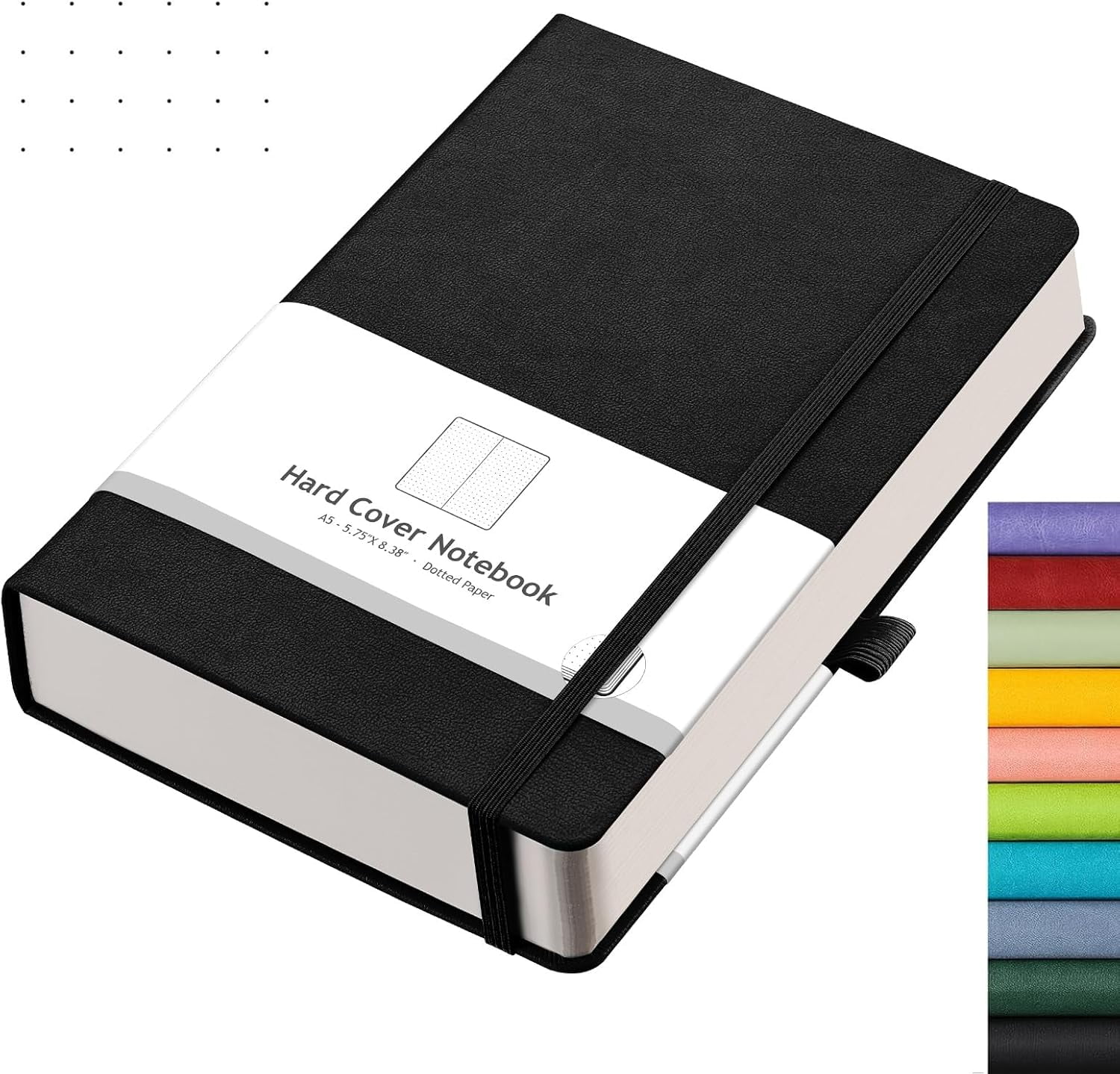 Bullet Dotted Journal - 320 Numbered Pages Dot Grid Notebook A5 Thick ...