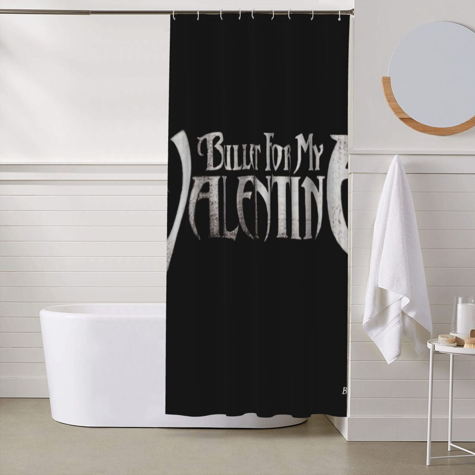 Bullet For My Valentine Waterproof Shower Curtain, Bathroom Decorative ...