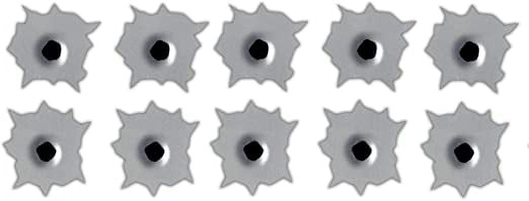 Bullet Holes Stickers Decal Funny Lifelike Automotive Tattoo Hood Front ...