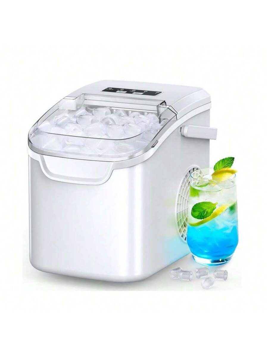 Bullet Ice Maker Countertop With Self-Cleaning, Staninless Steel Or ABS ...