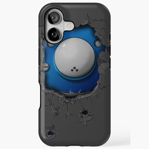 Bullet Riddled Wall Tachikoma Universal Phone Case for iPhone 11–17 Pro ...