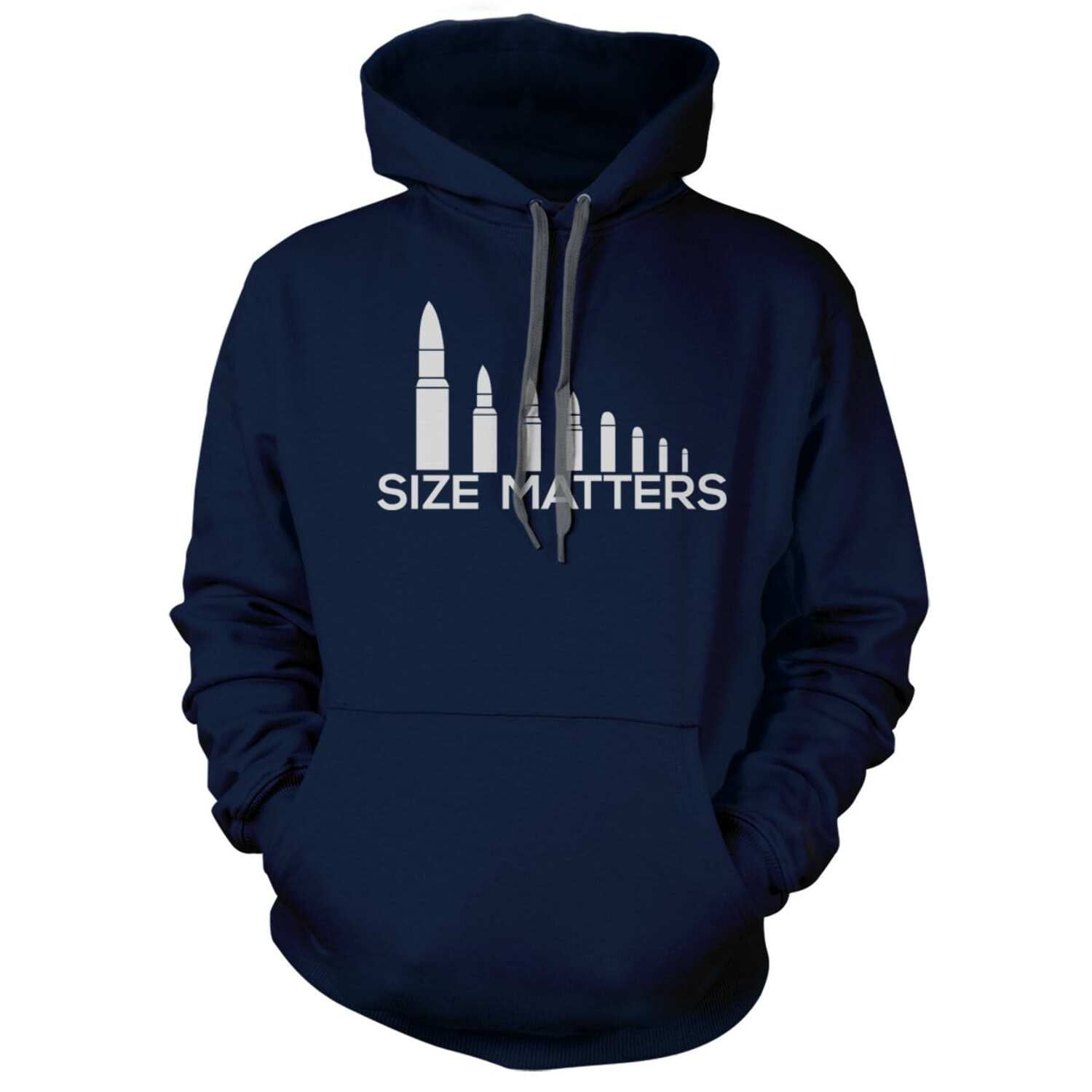 Bullet Size Matters Hoodie - Walmart.com