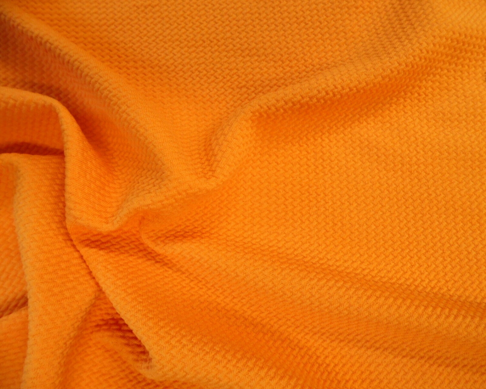 Bullet Textured Liverpool Fabric 4 way Stretch Mango Orange Q30 (Yard ...