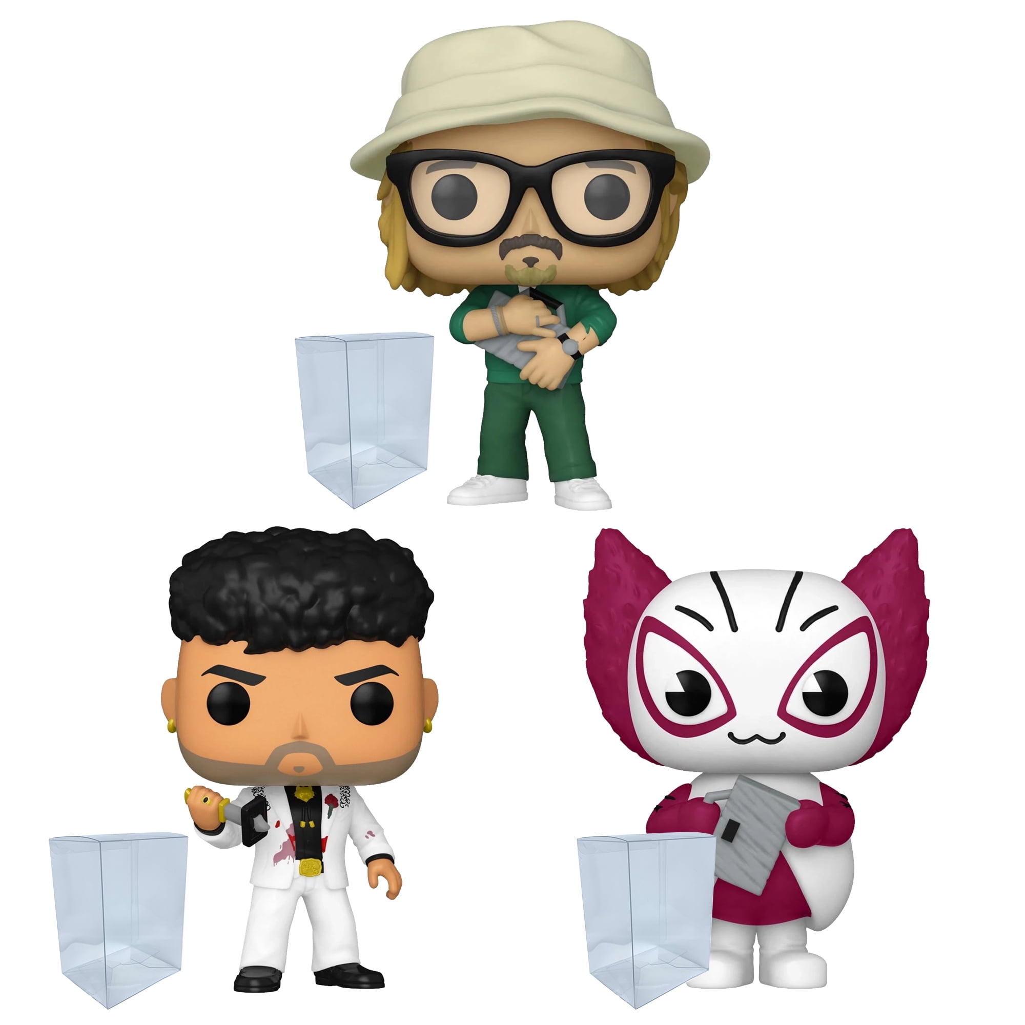 Bullet Train Funko Pop Set of 3 with Protector Bundle - Includes ...