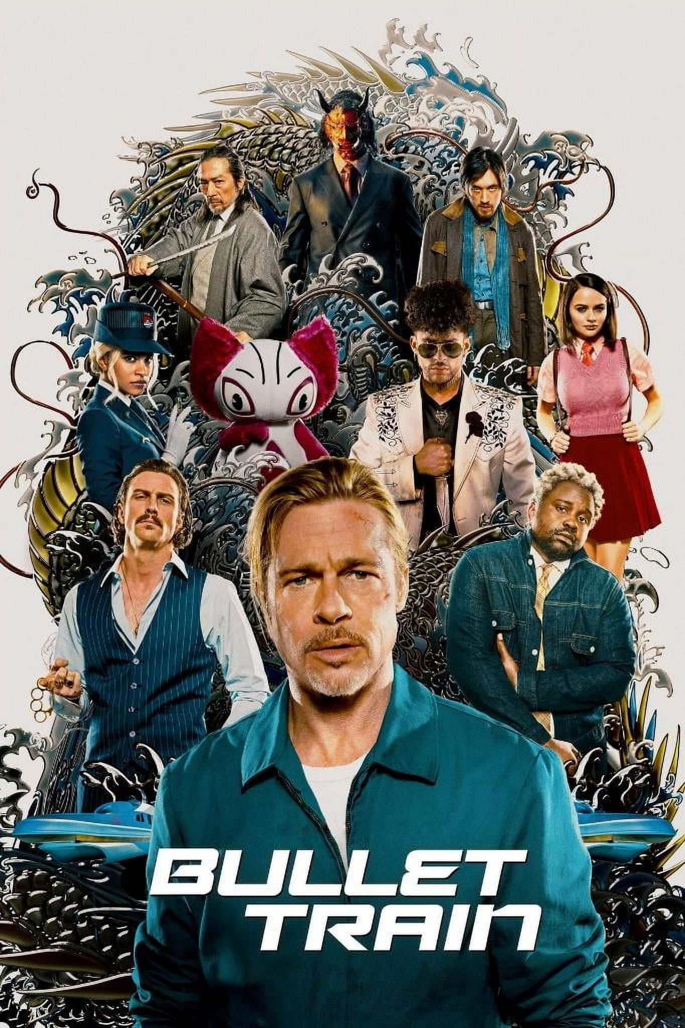 Bullet Train Movie Poster Quality Glossy Print Photo Wall Art Brad Pitt ...