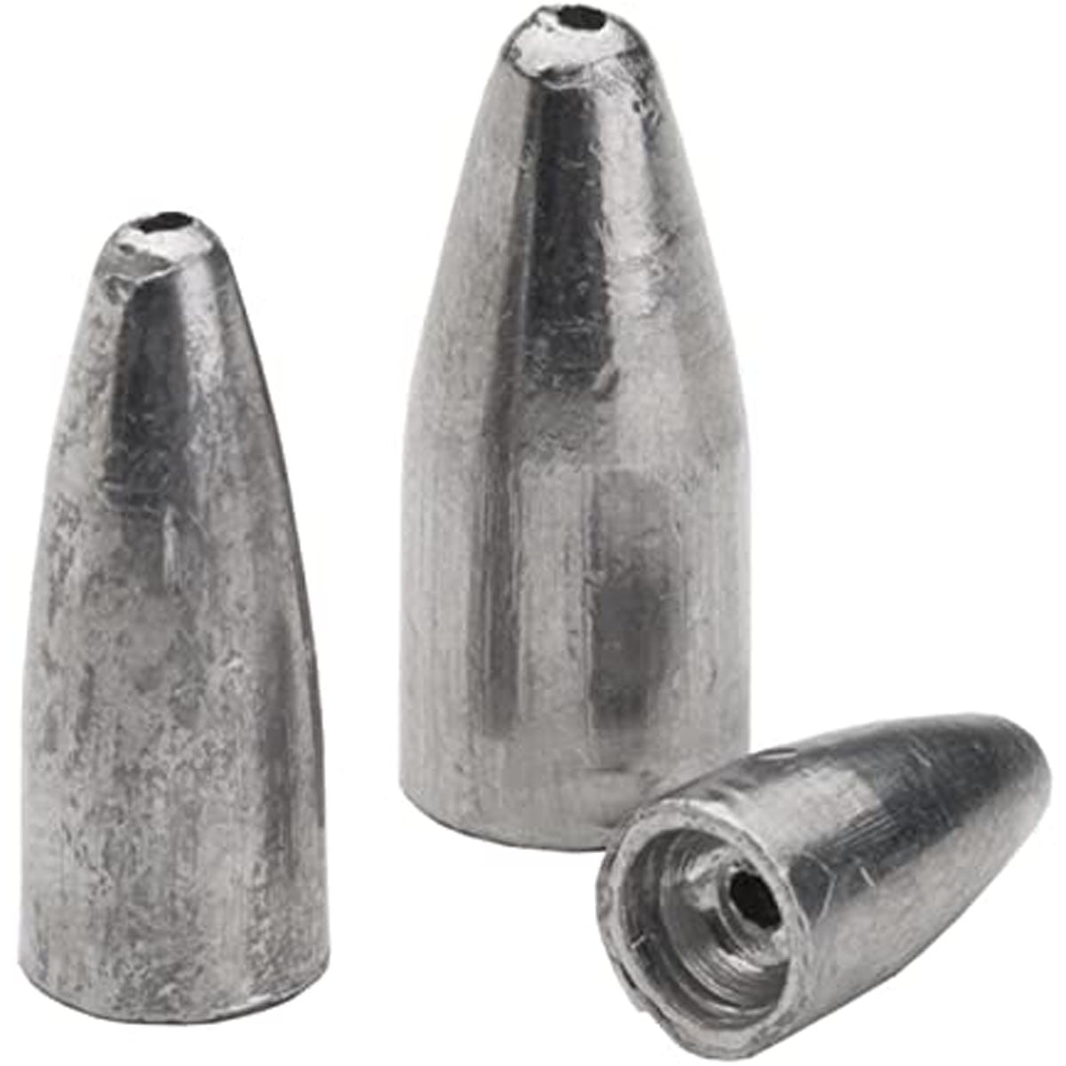 Bullet Weight's concave base fits worm nose tight. 3/8oz, 8 pieces per ...