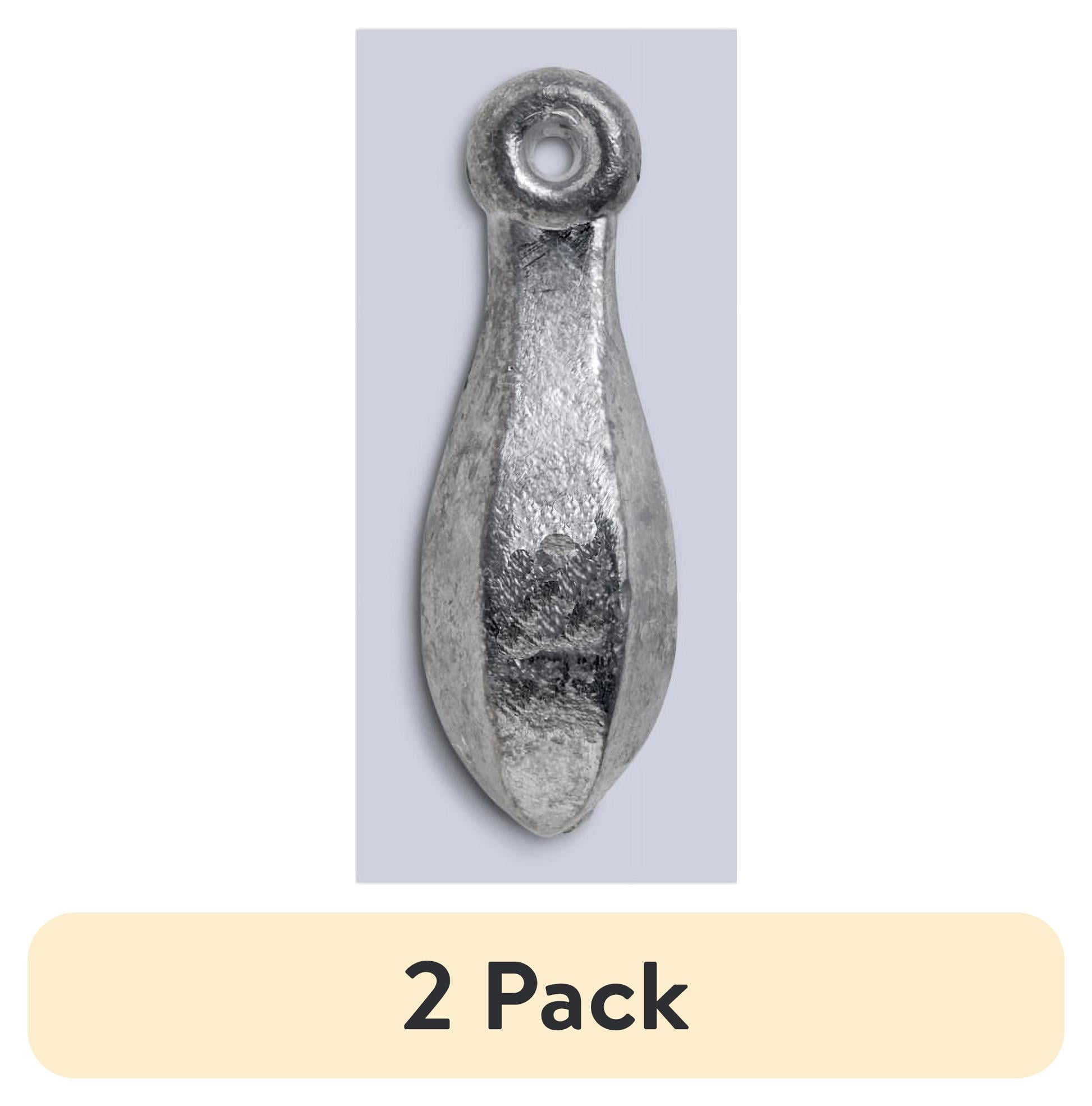 (2 pack) Bullet Weights® BLI2-24 Lead Bank Sinker Sizes 2 Oz. Fishing ...