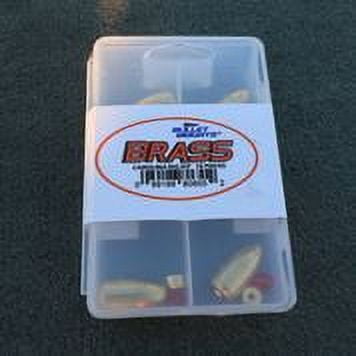 Bullet Weights Brass Carolina Rig Kit 18 Piece Fishing Weights ...