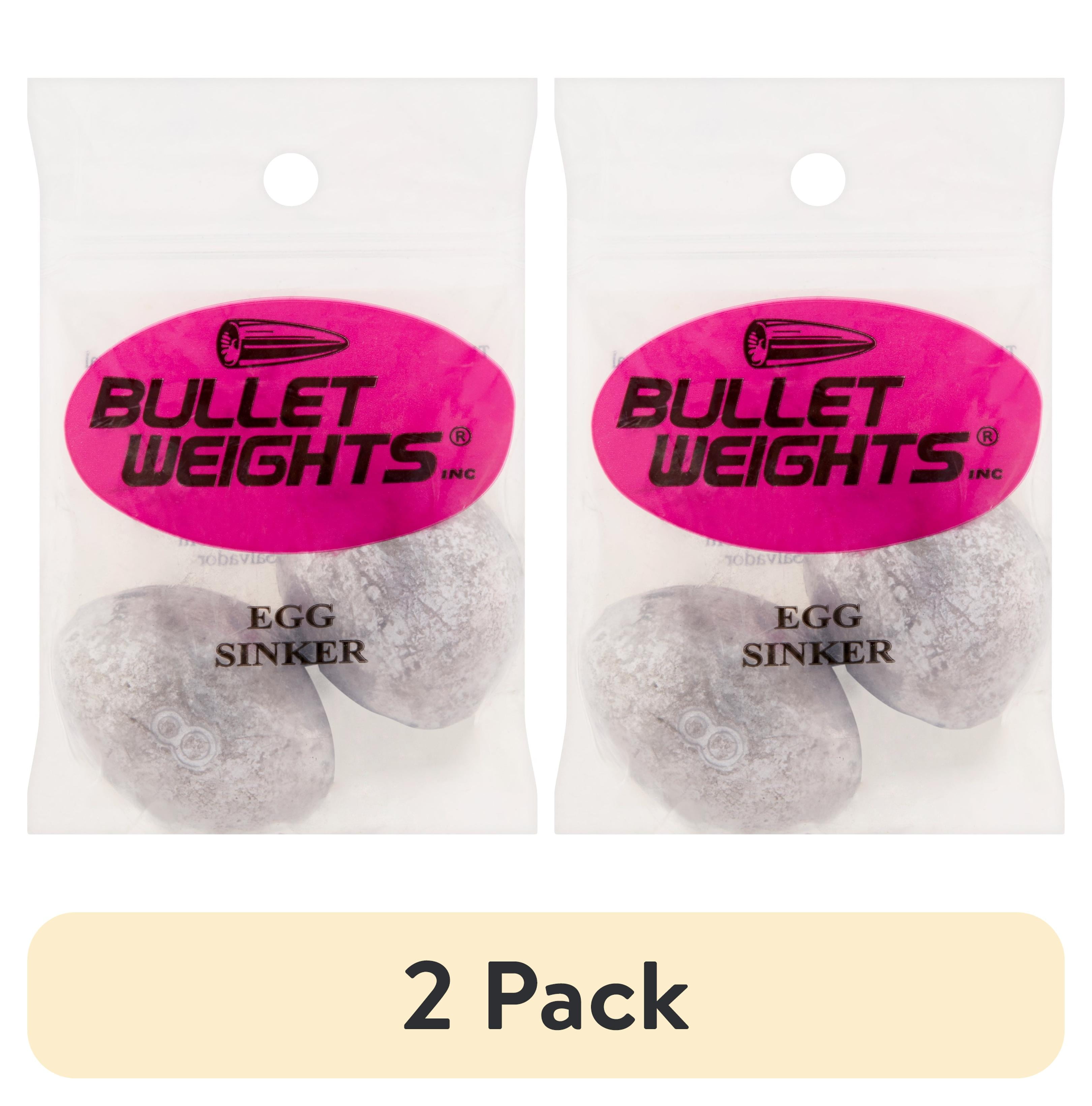 (2 pack) Bullet Weights® Egg Sinkers 8 Oz., 2 sinkers - Walmart.com