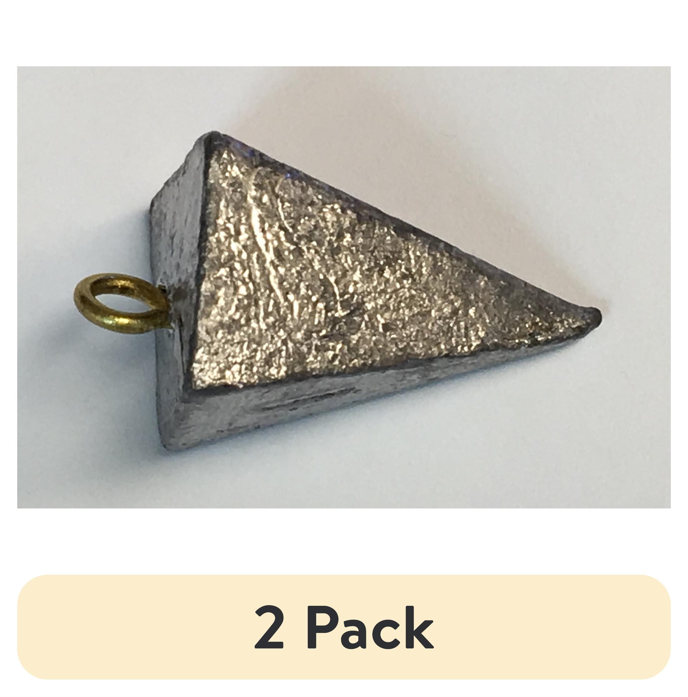 (2 pack) Bullet Weights® WPY3-24 Lead Pyramid Sinker Size 3 oz Fishing ...