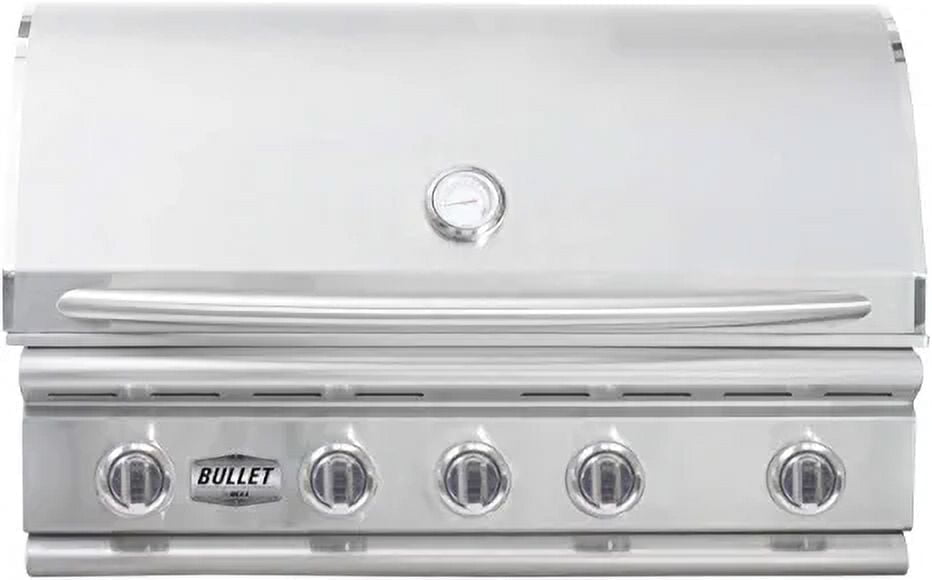 Bullet by Bull Premium 5 Burner Outdoor Kitchen Grill, Built-In Gas ...