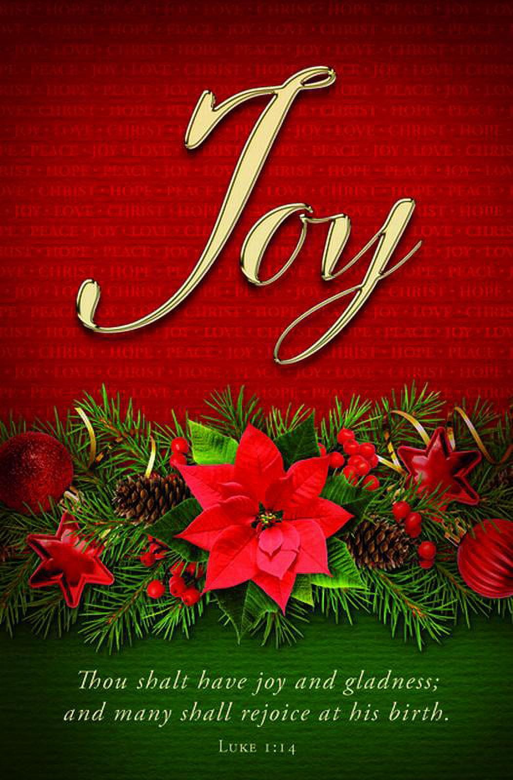 Bulletin - Advent - 3 - Joy - Thou Shalt Have Joy and Gladness. Luke 1: ...