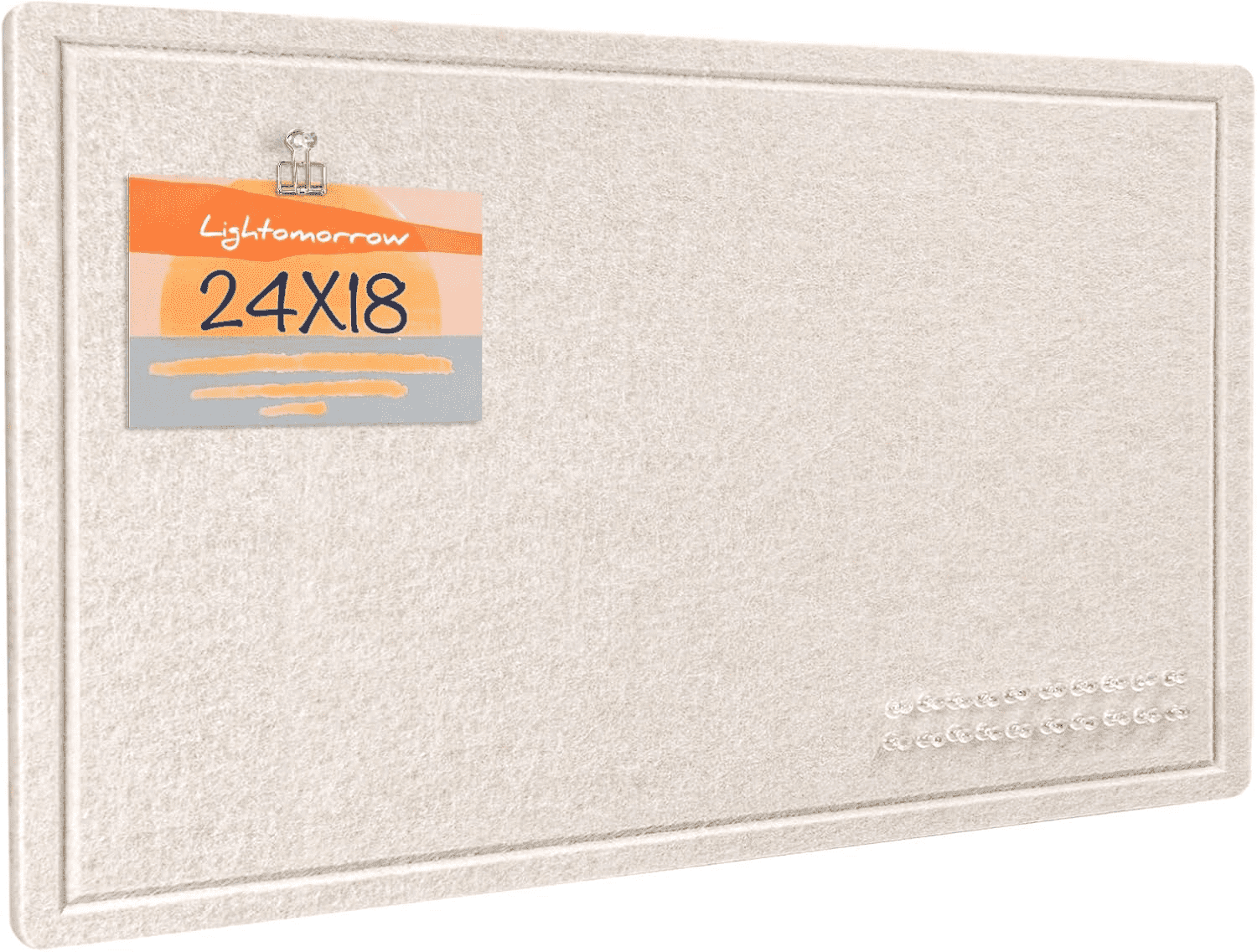 Bulletin Board, 24 x 18 inches Decorative Felt Pin Board, Vision Board ...
