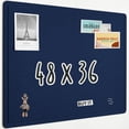 Bulletin Board, 24" x 36" Foldable Felt Notice Pin Board for Wall ...