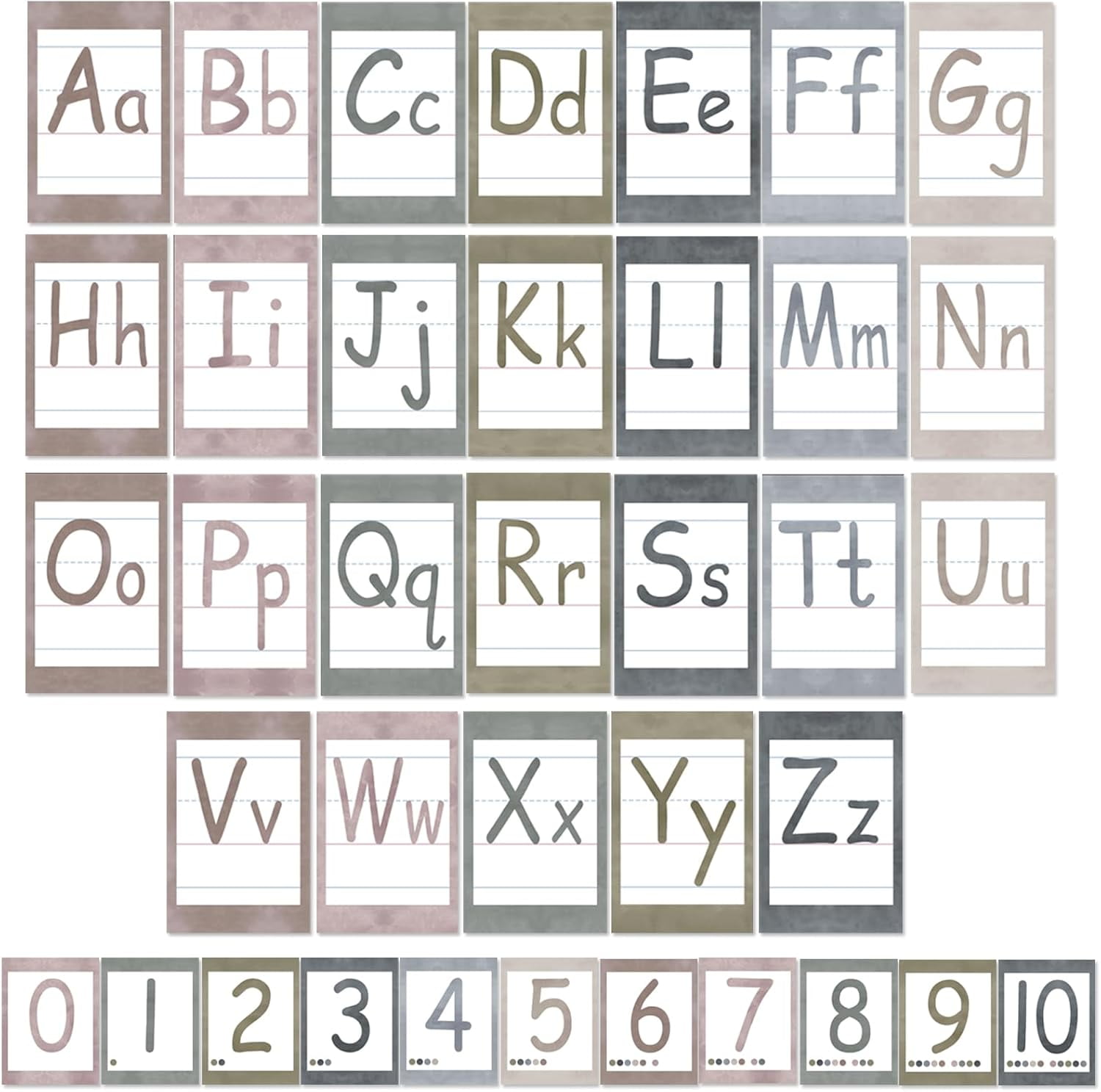 Bulletin Board Alphabet - ABC Alphabet Poster Classroom Decorating Set ...