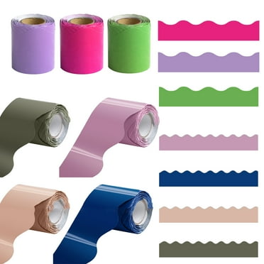 6 Pcs Colorful Bulletin Border Trim Sun Bulletin Board Borders Border ...