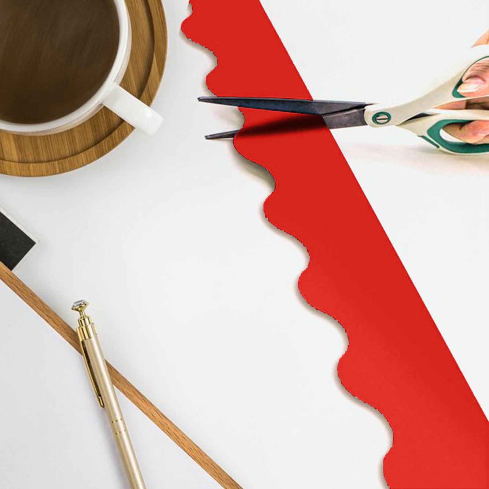 Bulletin Board Border Trim - Multicolor Wave & Scalloped Decorative ...