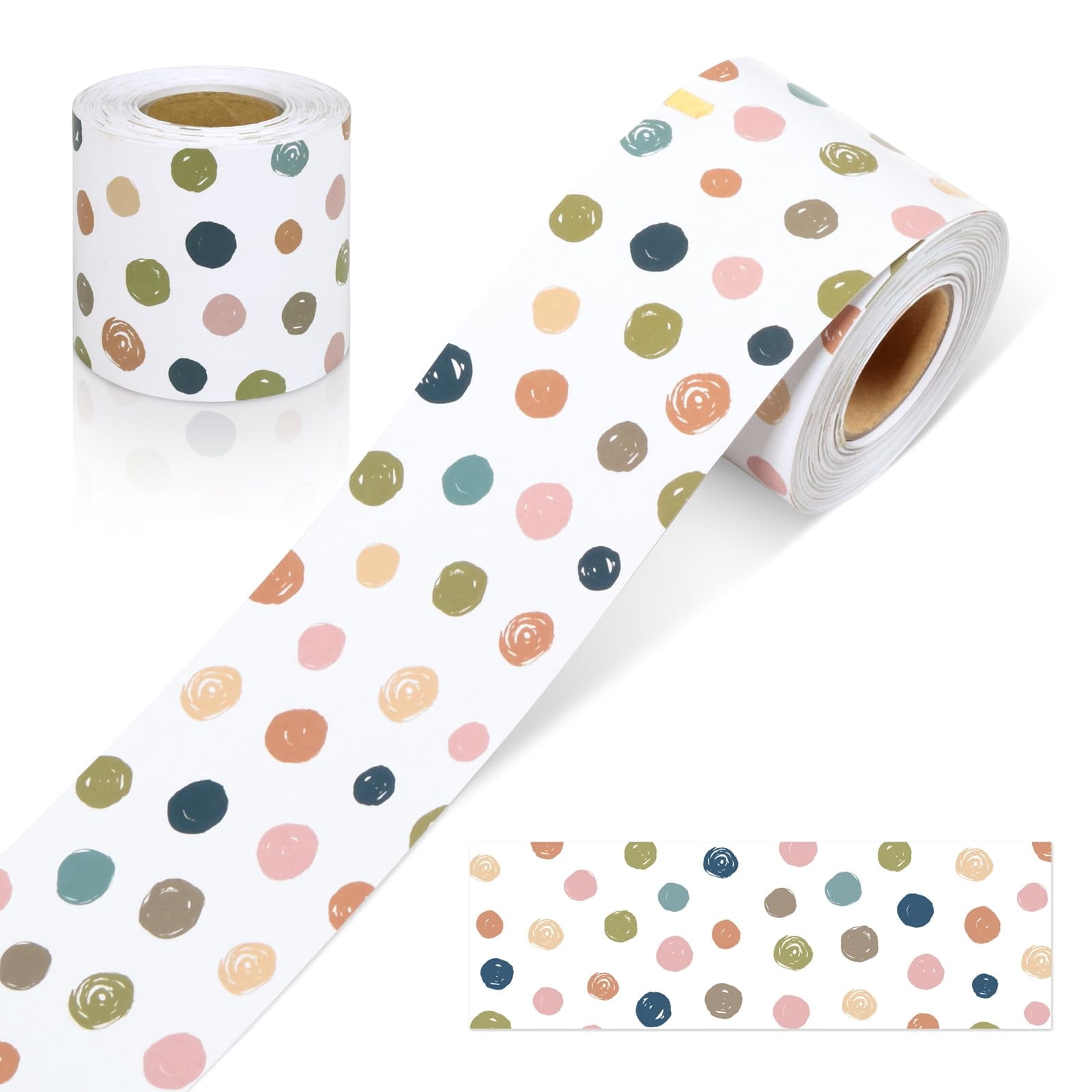 Bulletin Board Borders 50 Feet Continuous Roll, Decorative Trim for ...