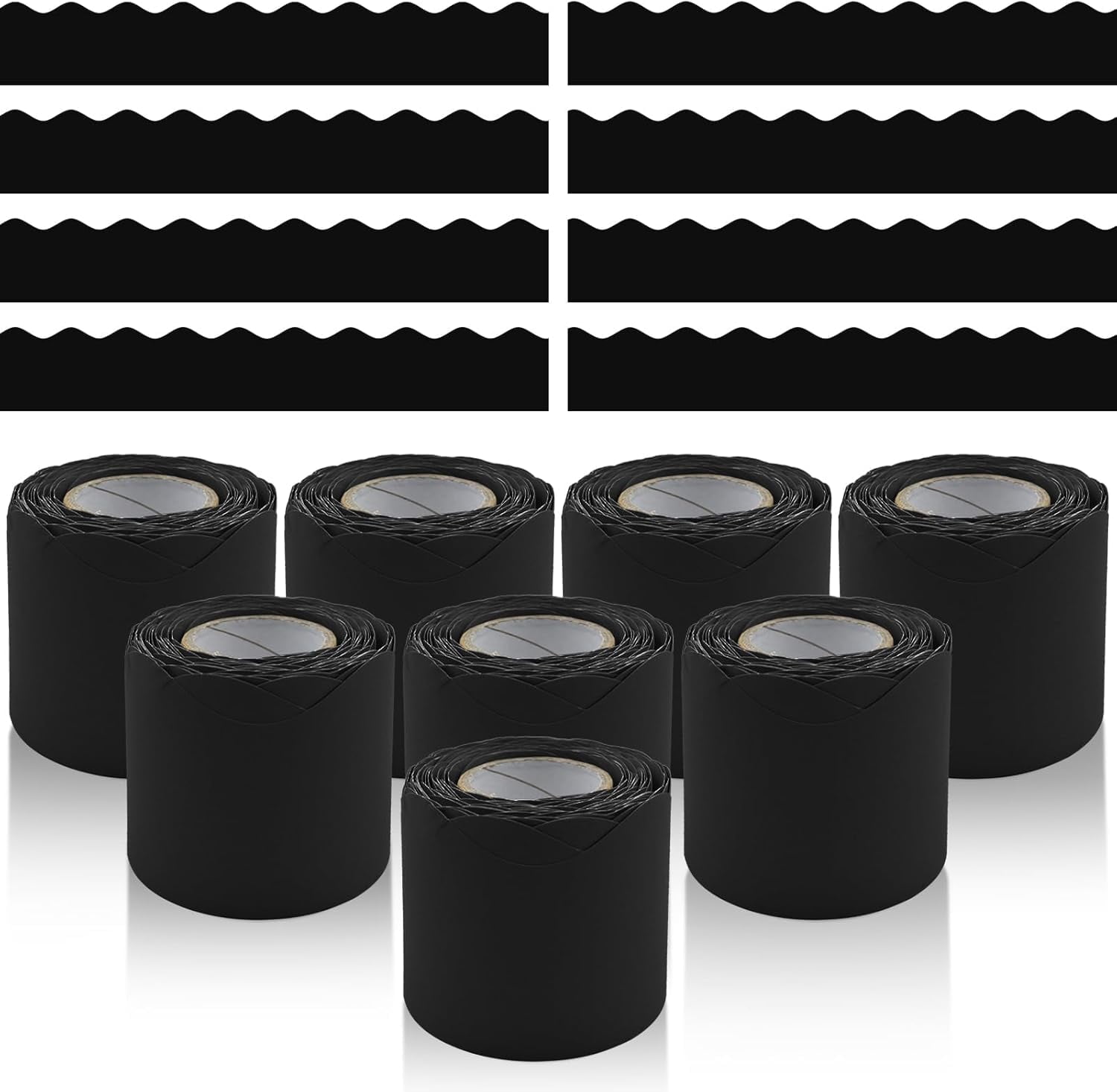 Bulletin Board Borders - 8 Rolls 262.4 Ft Colorful Bulletin Board ...