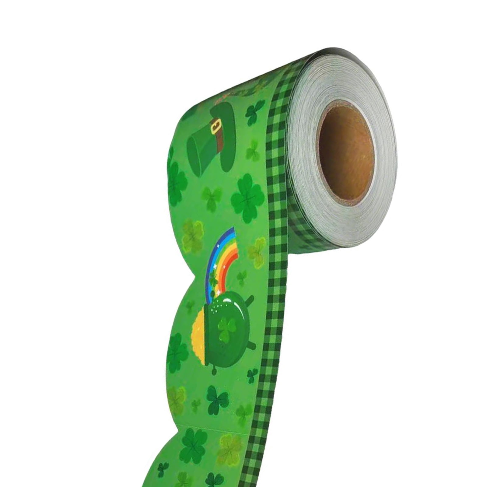 Bulletin Board Borders Trims Green Leaves Border Sticker for Classroom ...