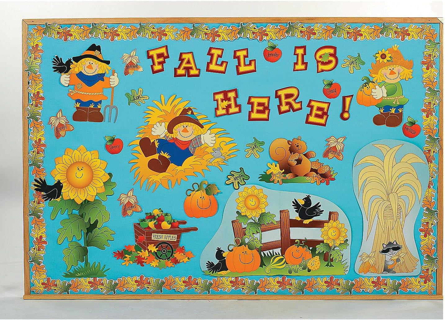 Bulletin Board Set - Fall Harvest - 150 Pieces - Educational and ...
