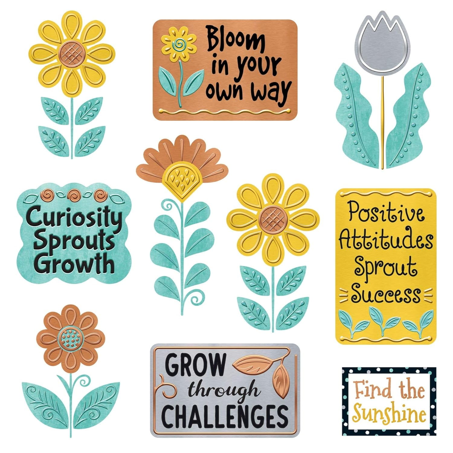 Bulletin Board Set - Mindset/Resilience - Walmart.com