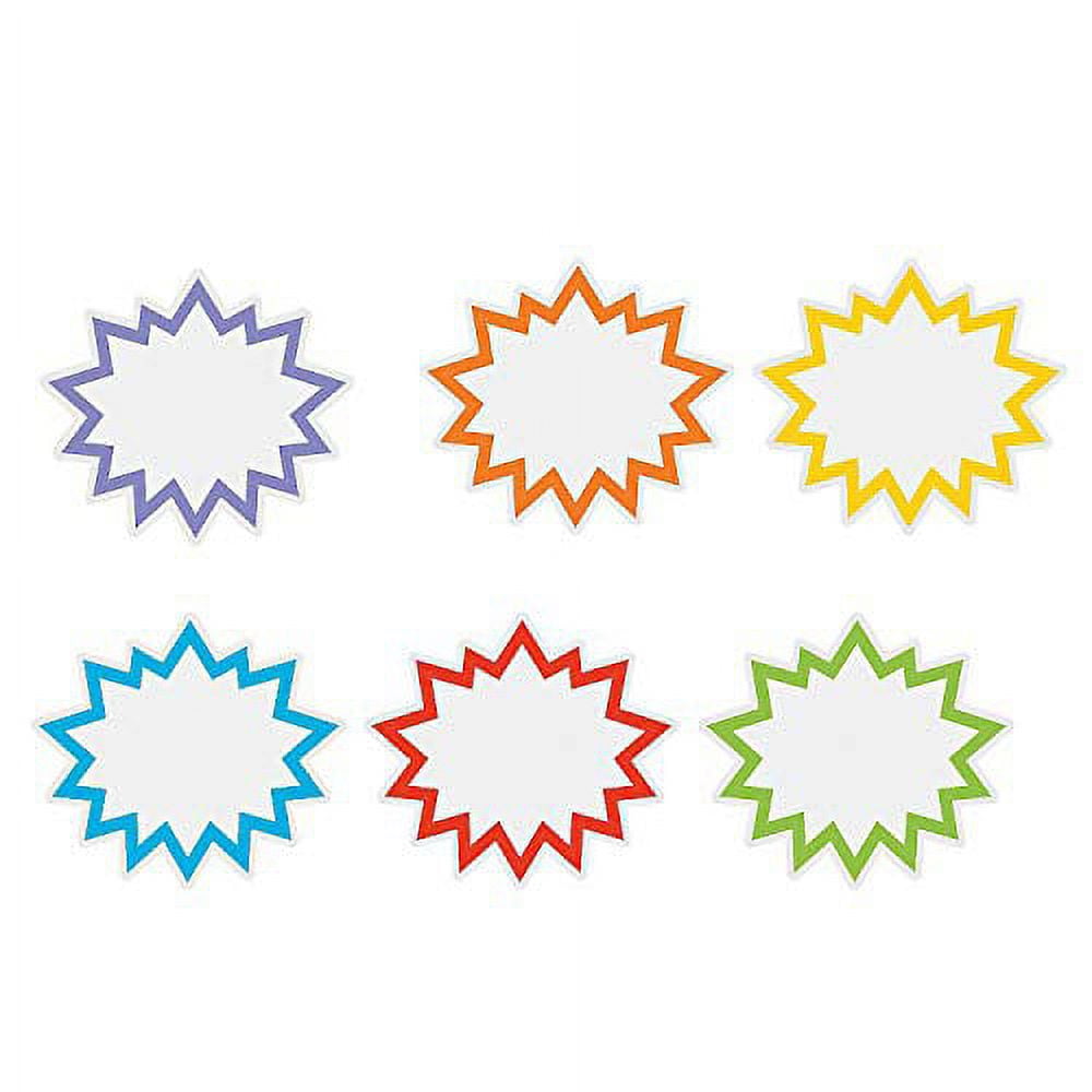 Bulletin Board Superhero Burst Cutouts - Educational - 48 Pieces ...