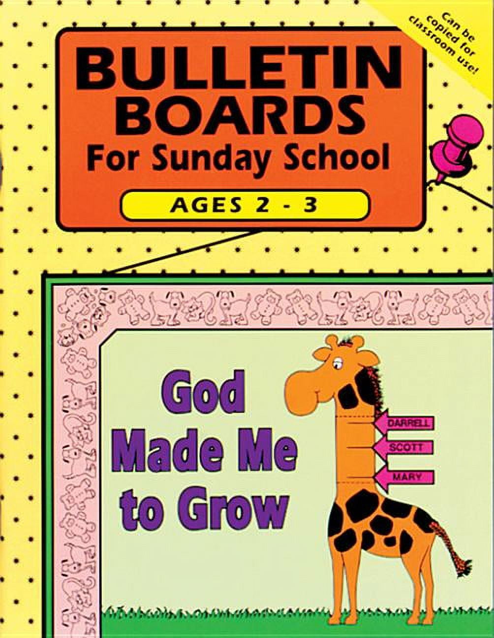 Bulletin Boards for Sunday School Ages 2-3 - Walmart.com