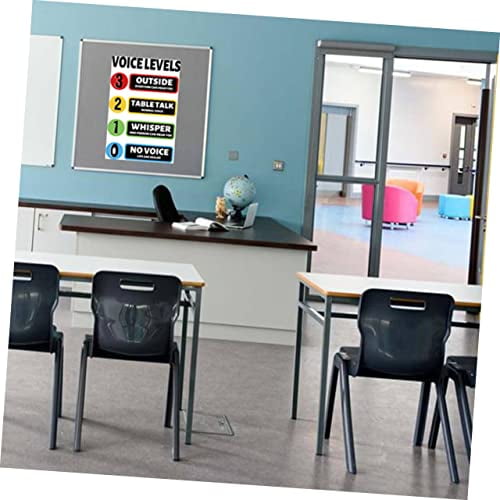 Bulletin Decorations Noise Level Sticker Voice Level Posters for ...