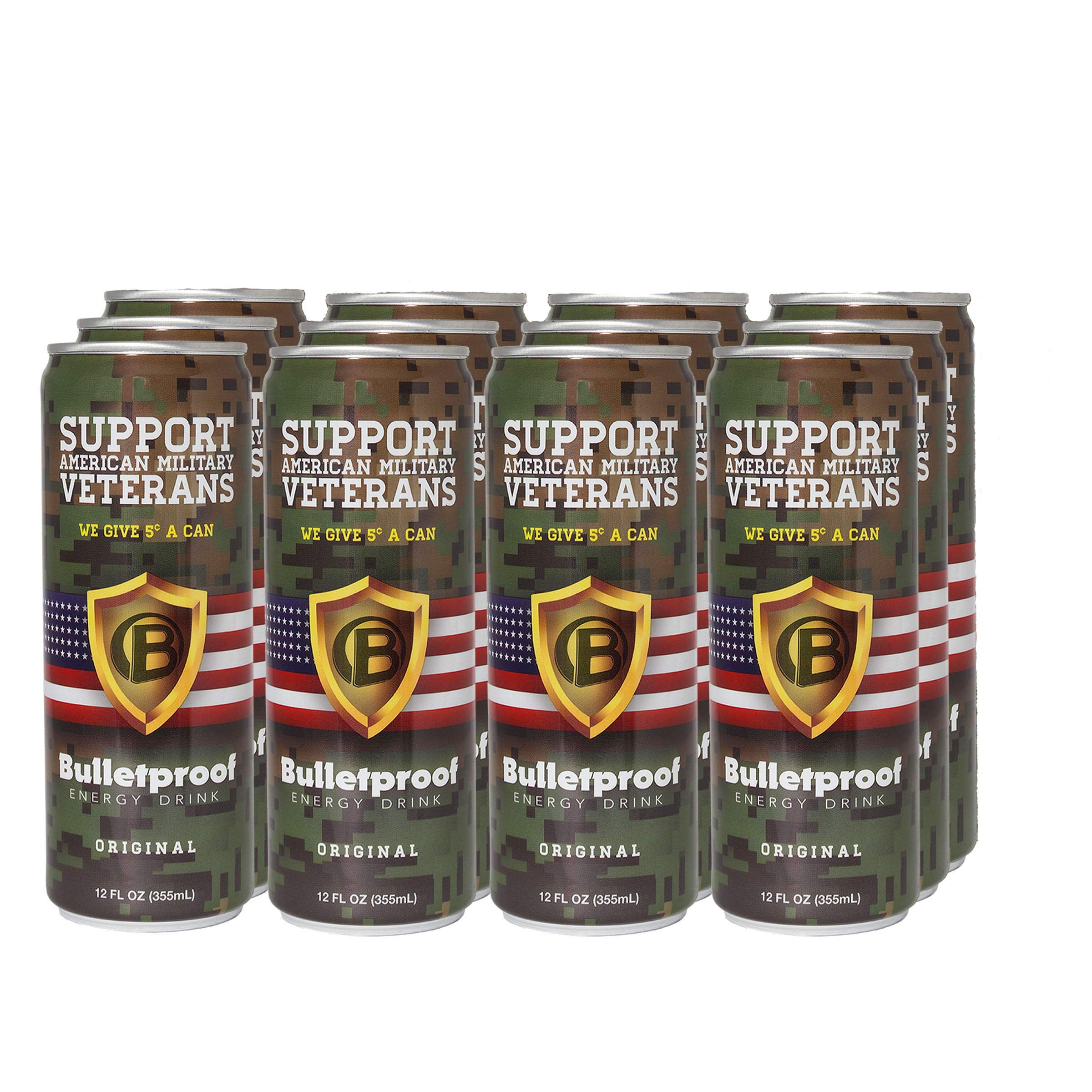 Bulletproof Original Energy Drink, 12-Pack Case 12 fl oz. Cans ...