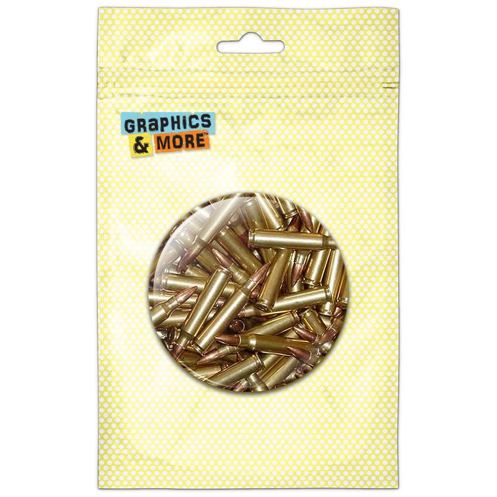 Bullets Rifle Gun Weapon Pinback Button Pin Badge - Walmart.com