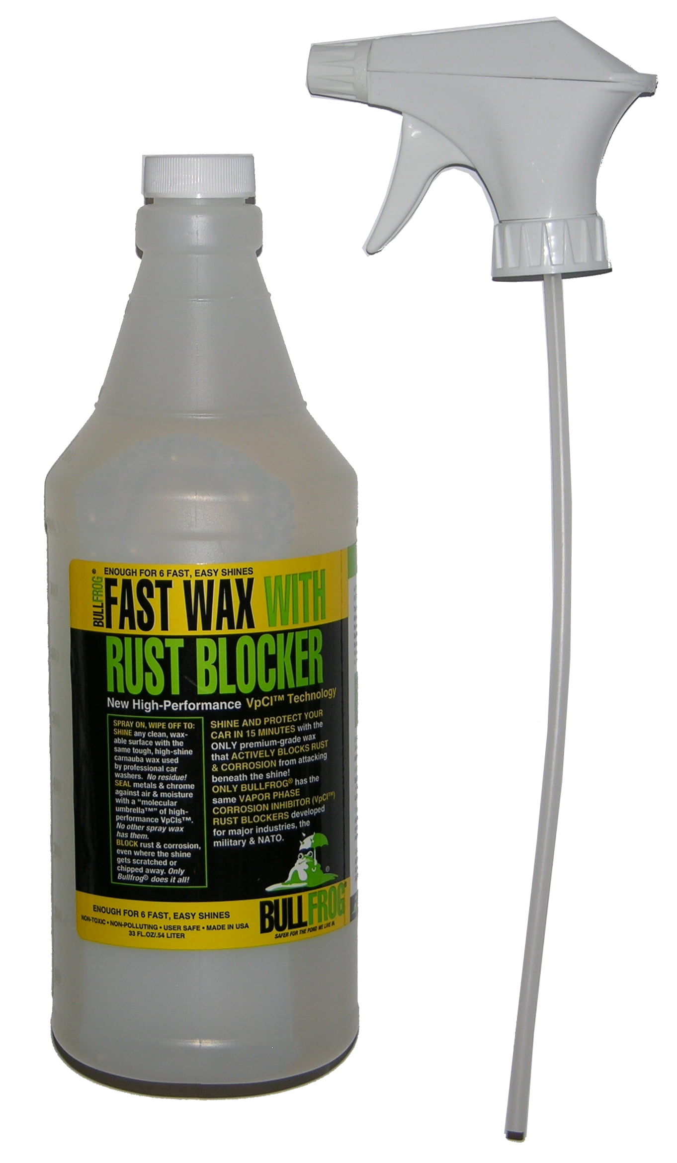 Bullfrog 98198 Fast Wax Spray with Rust Blocker. New High Performance ...