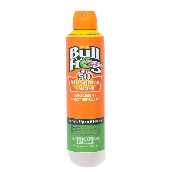 Bullfrog Mosquito Coast SPF50 Continuous Spray 5.5oz HSA/FSA Eligible ...