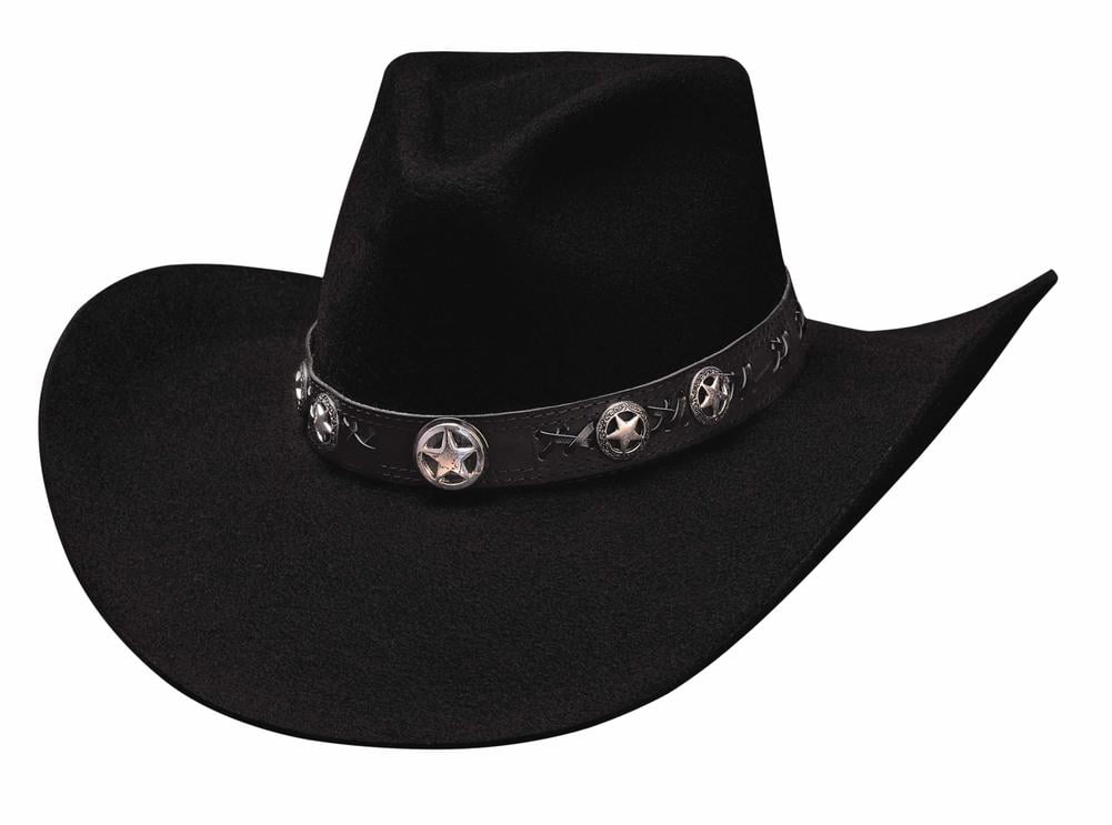 Bullhide Hats 0471Bl Star Studded 4X 7 Black Cowboy Hat - Walmart.com