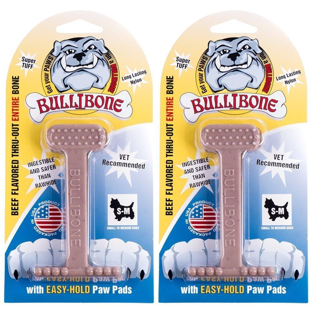 Bullibone Nylon Dog Chew Toy Nylon Bone - Improves Dental Hygiene, Easy ...