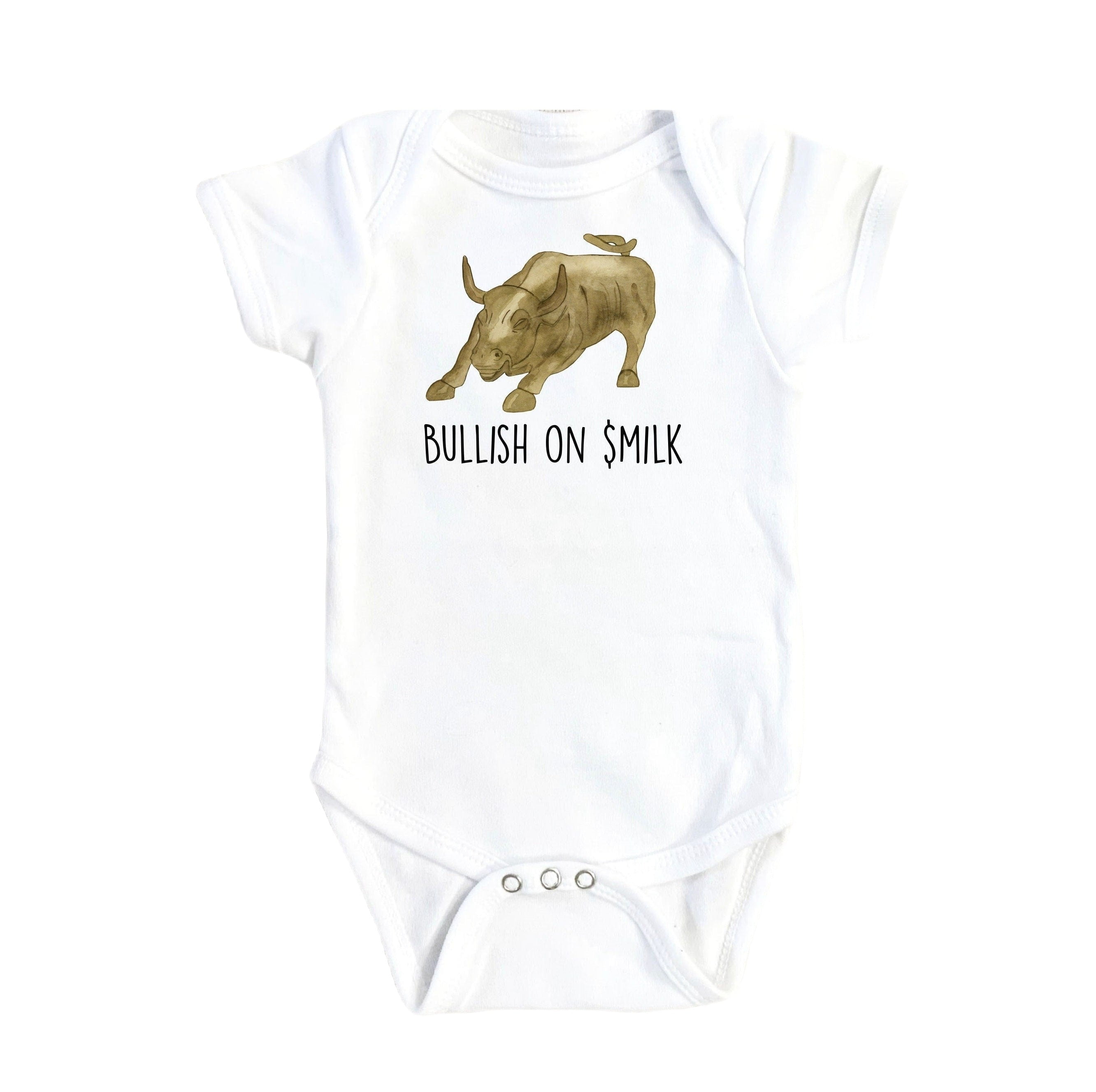 Bullish Milk - Baby Boy Girl Clothes Infant Bodysuit Funny Cute Newborn - Walmart.com