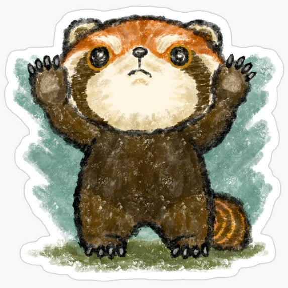 Bullish Red Panda Sticker Phone Decal Water Bottle Stickers Car Decals ...