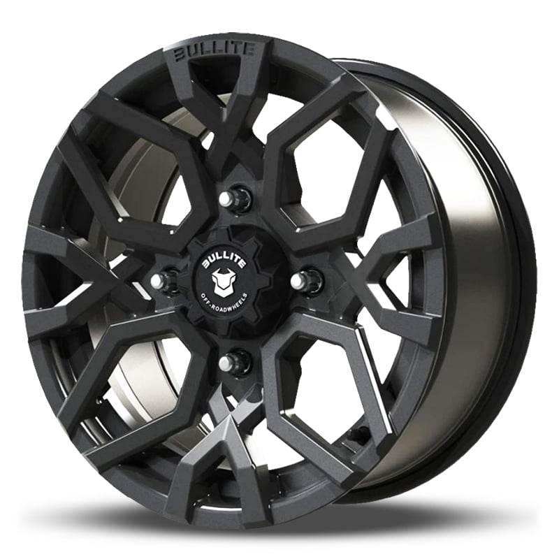 Bullite BT-07 CASTER ATV Beadlock Rim 15" Wheels 4X137 ET 5+2 Gunmetal ...