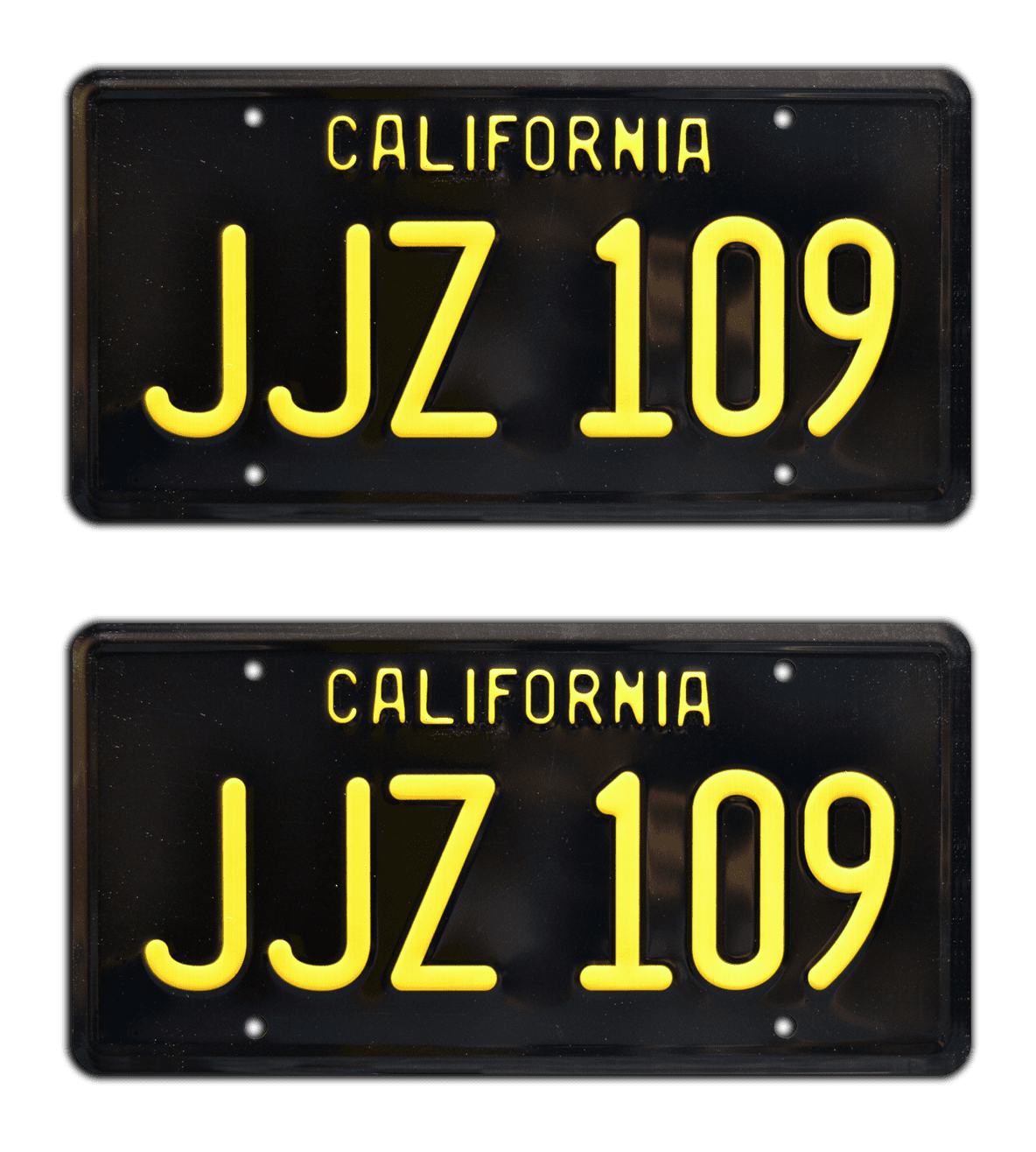 Bullitt | '68 Mustang | JJZ 109 | Metal Stamped Replica Prop License ...