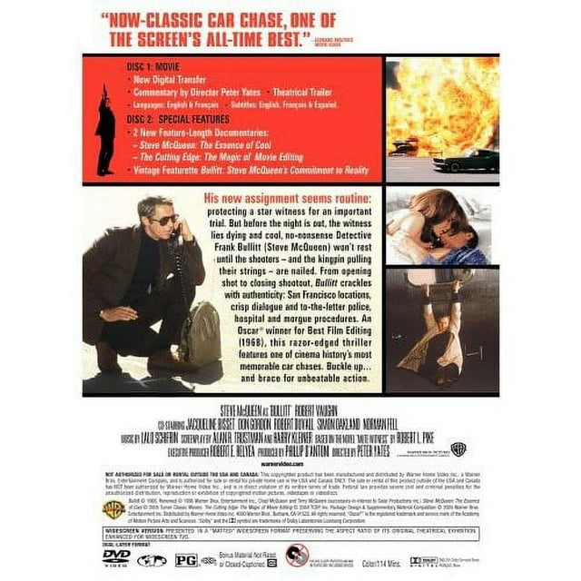 Bullitt (DVD) - Walmart.com