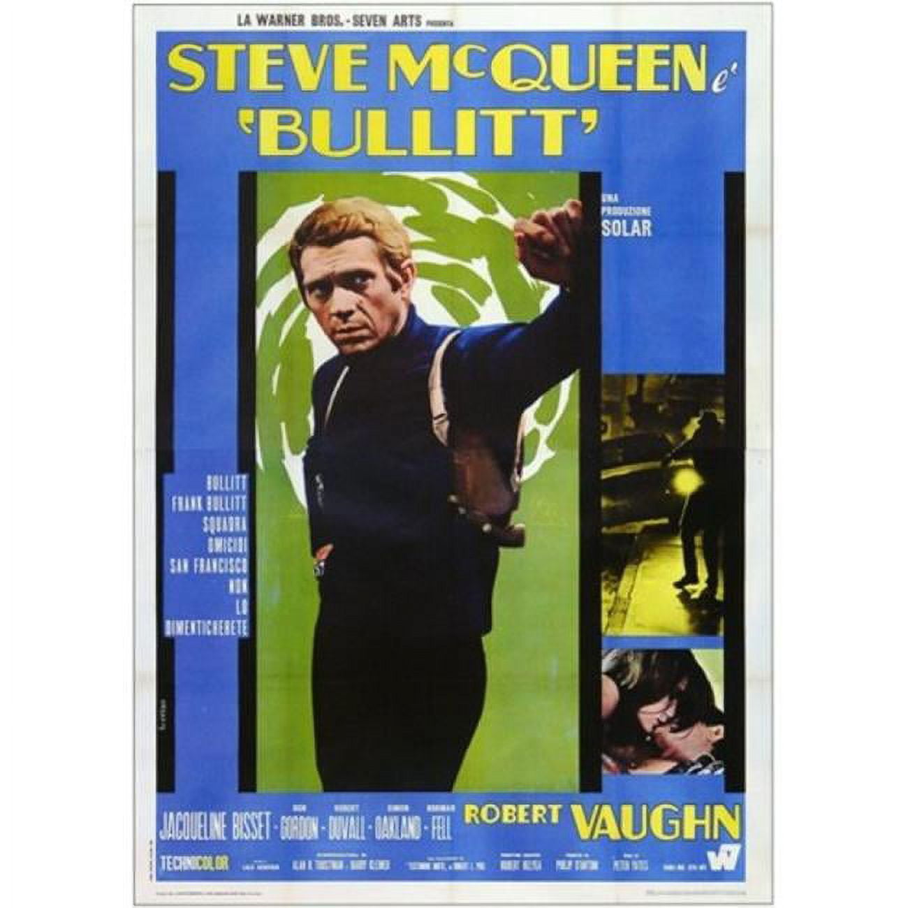 Bullitt Movie Poster - 11 x 17 in. - Walmart.com