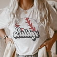 Bullldogs Baseball TShirt Distressed Wolf Mascot Graphic Tee Unisex ...