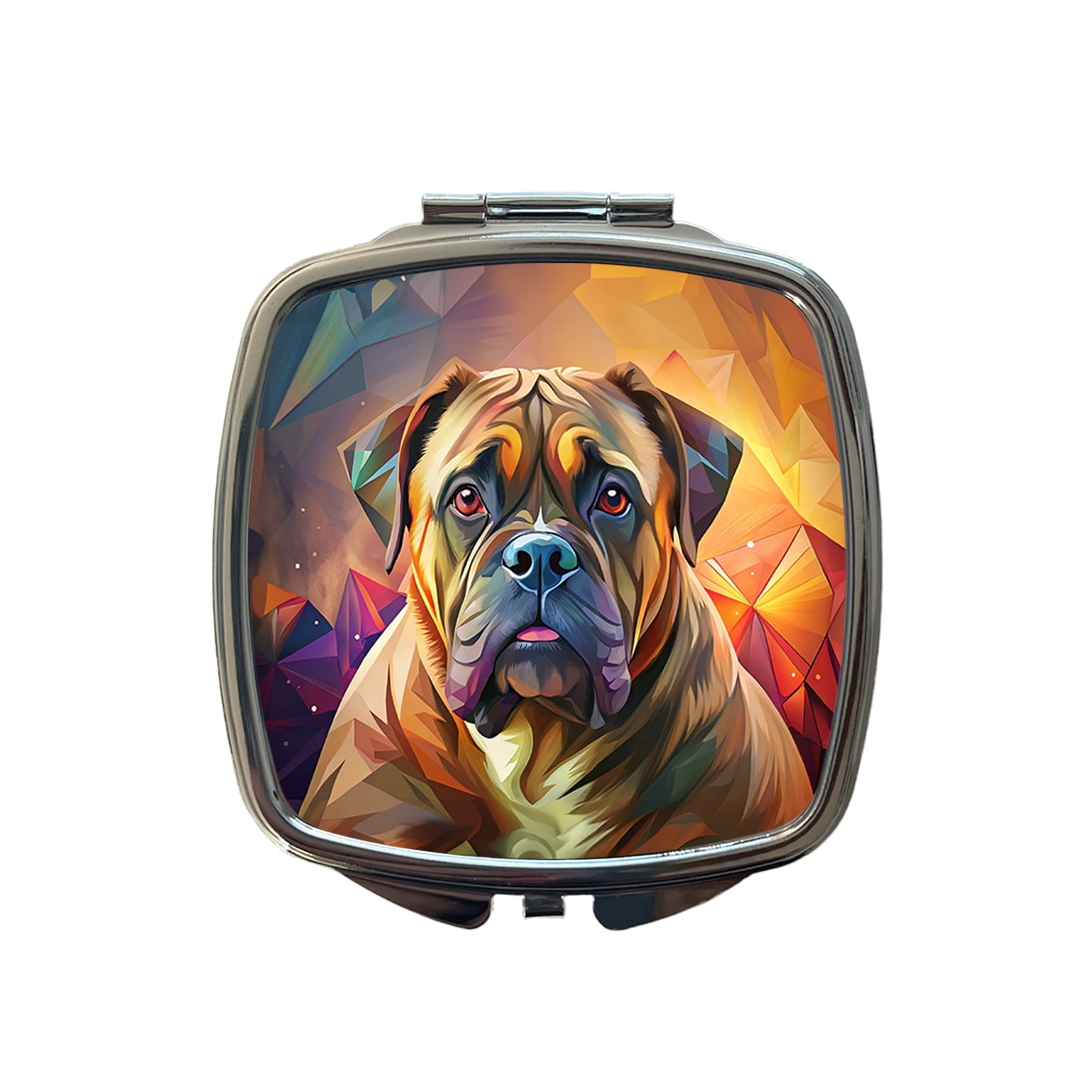 Bullmastiff Dog Contemporary Art Travel Makeup Handbag Purse Small ...