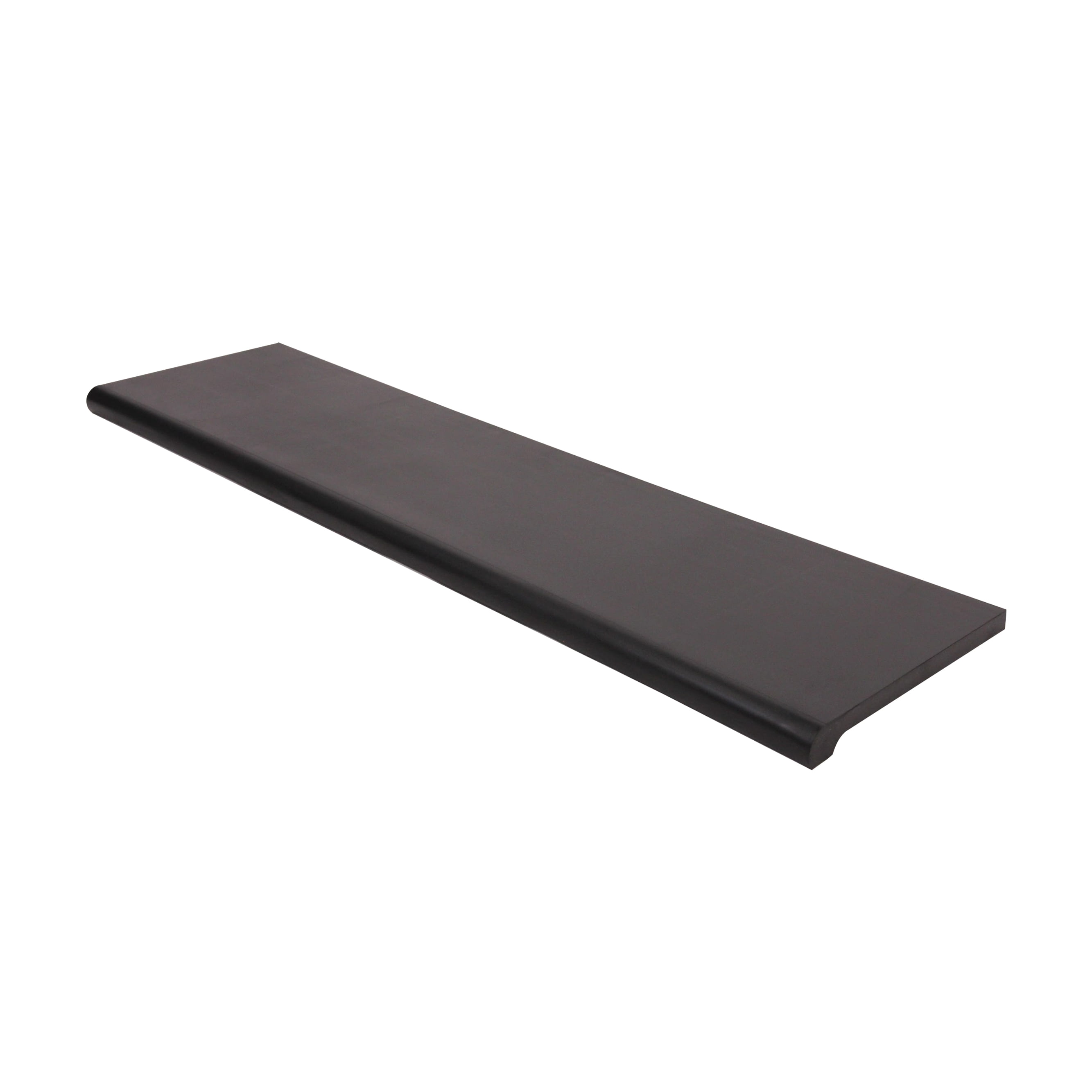 Bullnose Black Injection Molded Long Shelf - 13"W X 48"L - Walmart.com