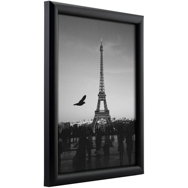Bullnose Contemporary Black Composite Picture Frame - Walmart.com