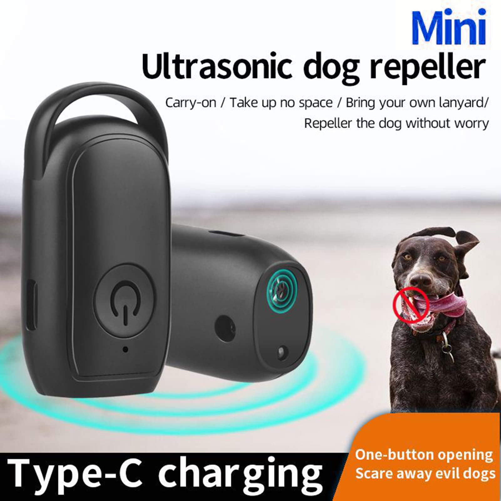 Bullpaw Dog Bark Deterrent Device Ultrasonic Dog Barking Silencer Anti ...