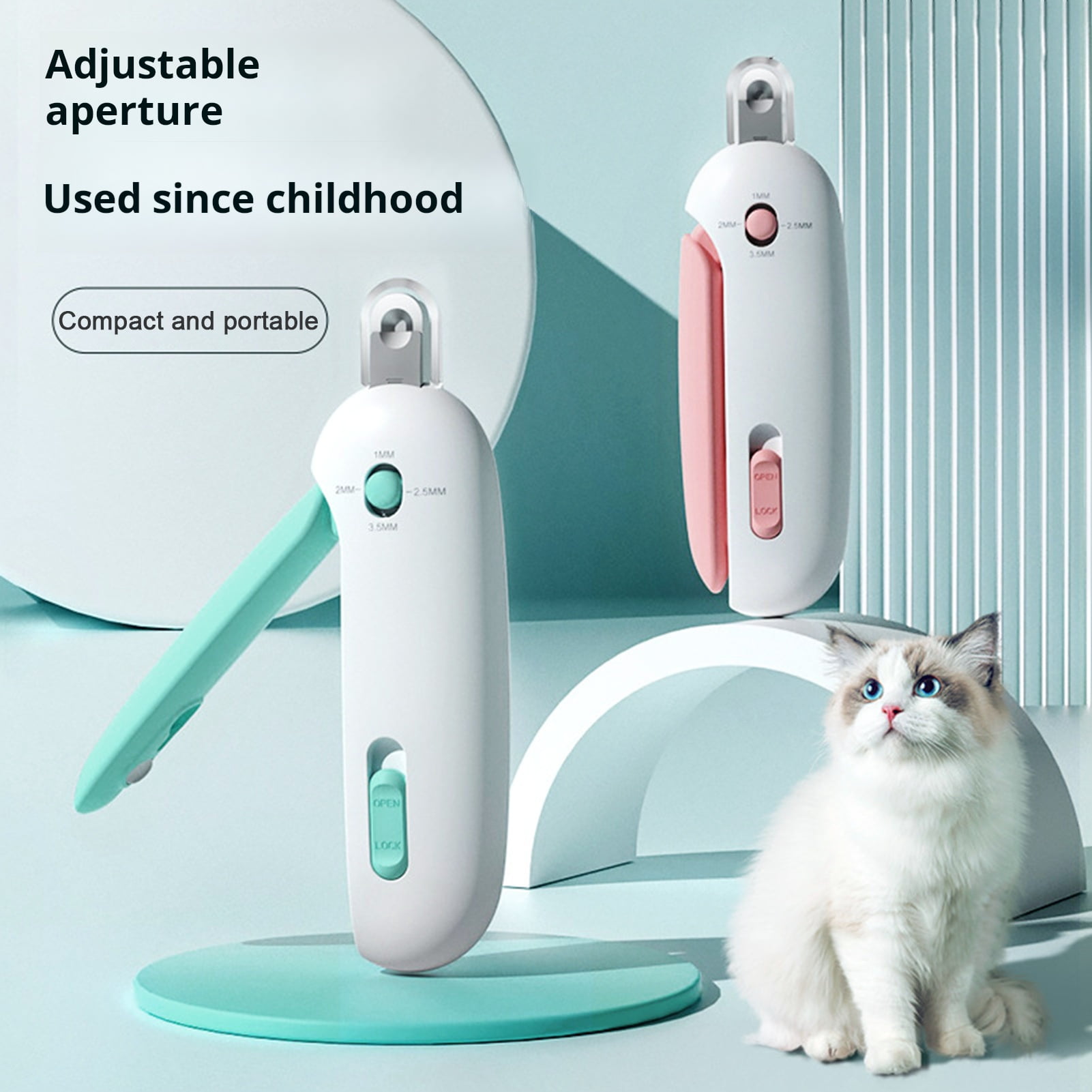 Bullpaw Pet Nail Clippers Adjustable Hole Dog Nail Trimmer with ...